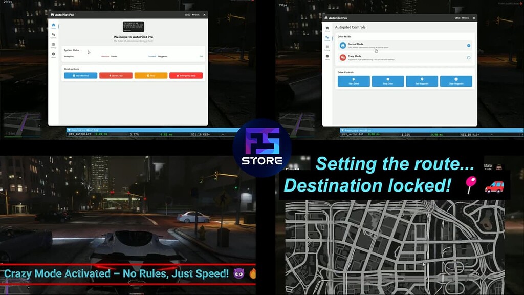 AutoPilot with Tablet UI at Only 2.5$ - FiveM Releases - Cfx.re Community