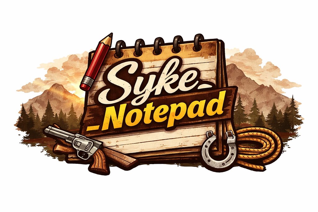 Syke_Notepad | RedM Script | RSG - RedM Releases - Cfx.re Community