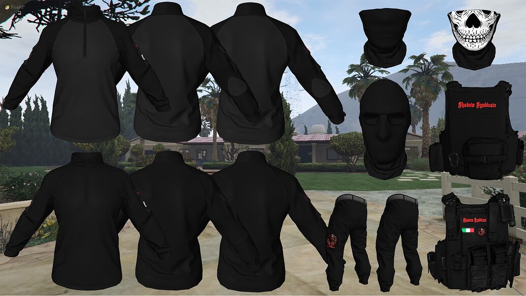 Shadow Syndicate BlackOut Uniform For Male and Female - FiveM Releases - Cfx.re Community