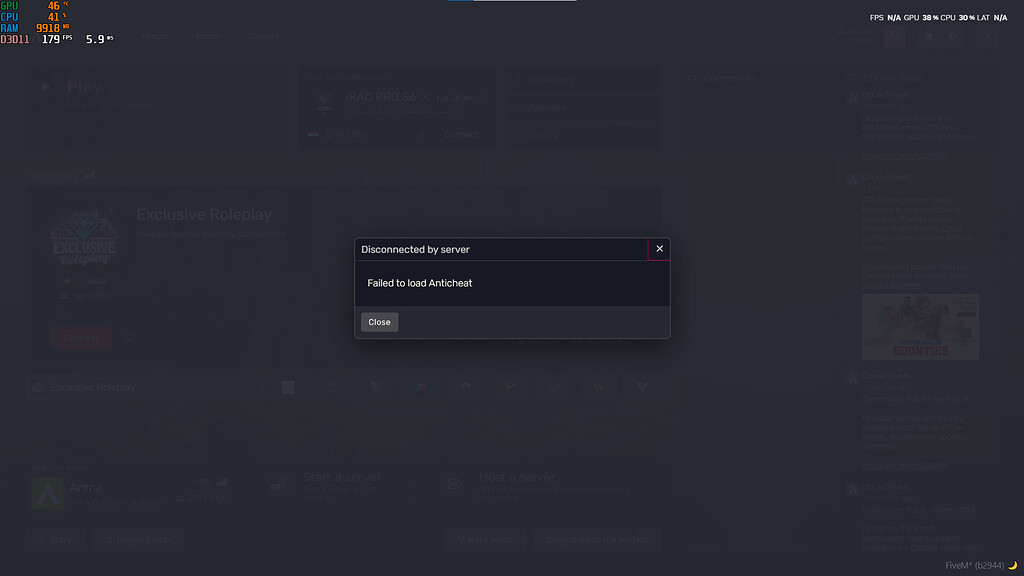 [Window Title] Disconnected [Main Instruction] Oшибка (Error) [Content] [md]# Disconnected by ...