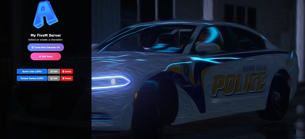 [FREE] [ND] Character Selection (Legacy) - FiveM Releases - Cfx.re Community