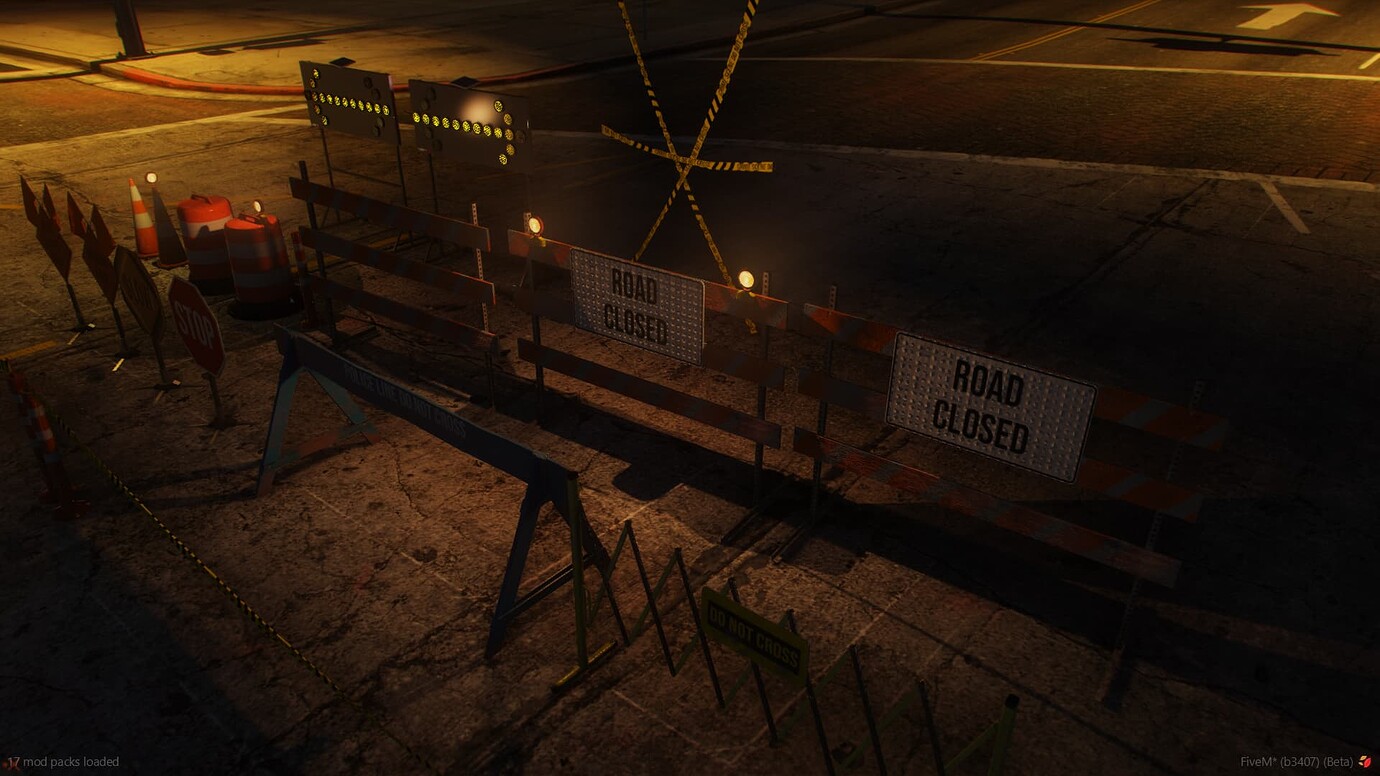 Dynamic police & traffic props pack - FiveM Search