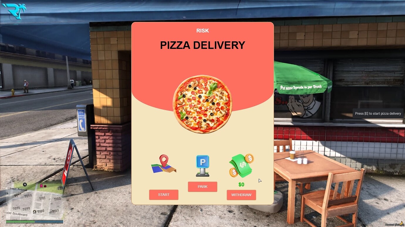 Risk pizza delivery script - FiveM Releases - Cfx.re Community