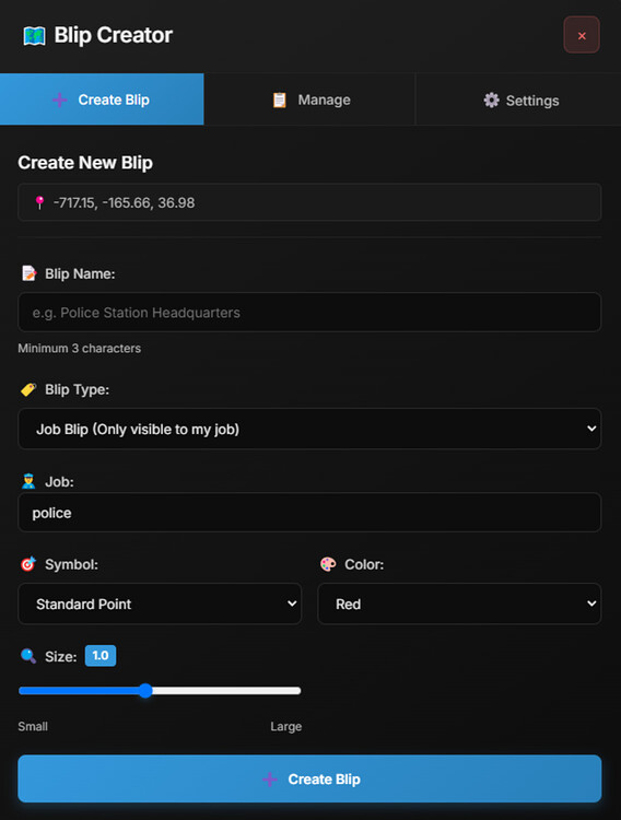 [ESX/QBCore] MG_Blipcreaor Advanced Blip Menu - FiveM Releases - Cfx.re ...