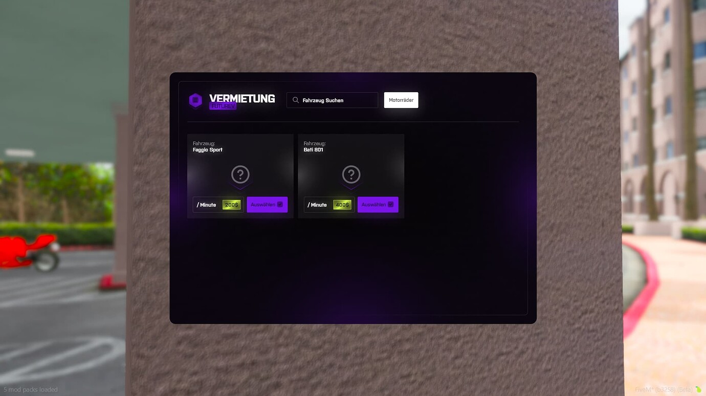 [ESX] Rental - frp_rental - FiveM Releases - Cfx.re Community