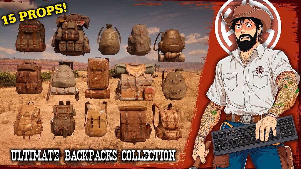 [PROPS] Ultimate Backpacks Collection - RedM Releases - Cfx.re Community