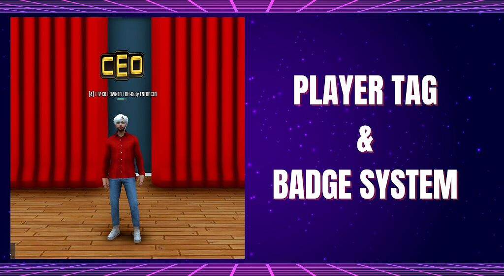 [ESX] [PAID] Advanced Player Tag and Badge Display System for FiveM ...