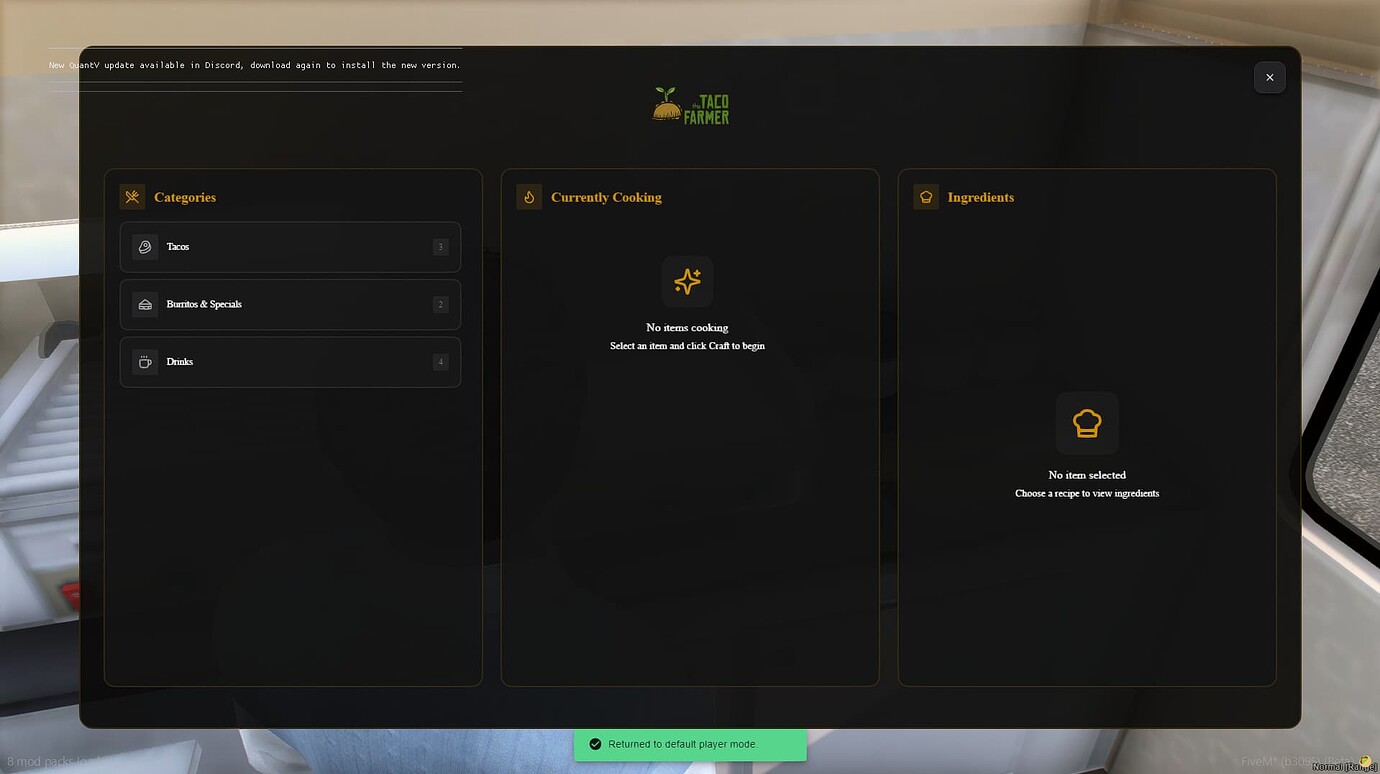 Aura FoodTrucks - A FULL Food Truck Script For Fivem Servers ( ESX ...