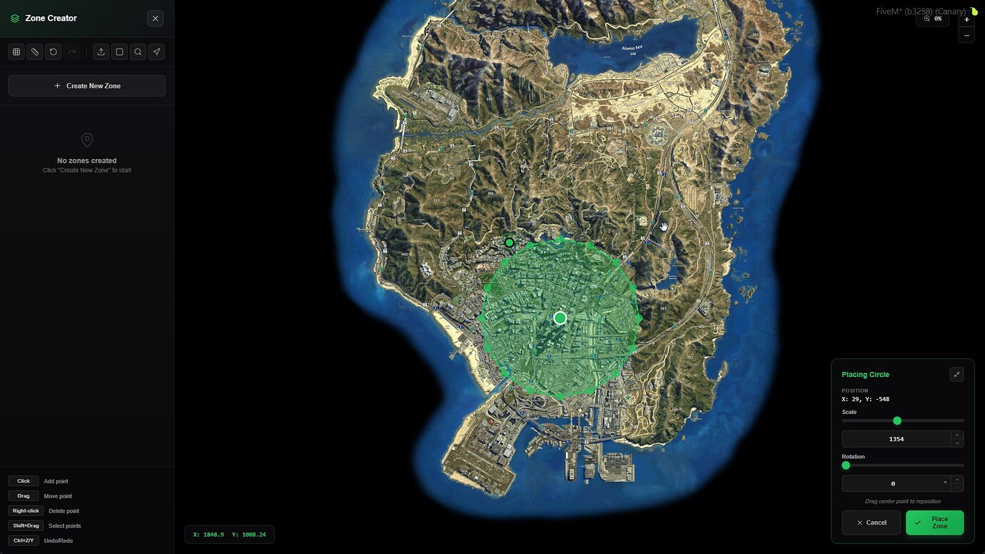 [STANDALONE] Zone Creator - FiveM Releases - Cfx.re Community