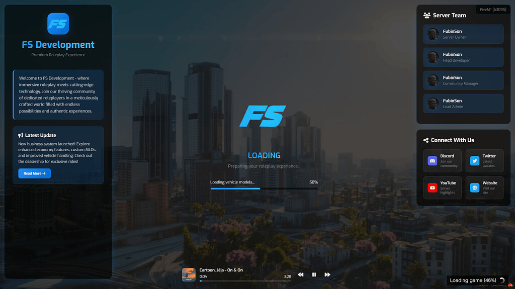 FS-LoadingScreen (Open Source Version) Standalone - FiveM Releases ...