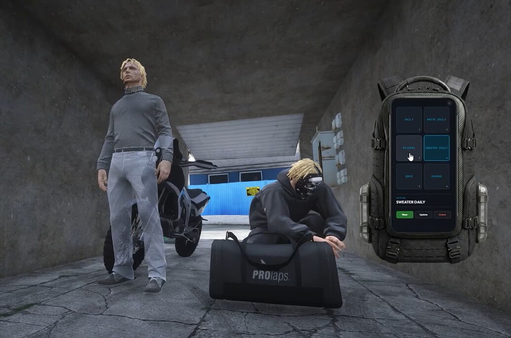 Outfit Bag System | Save & Carry Outfits Anywhere - FiveM Releases ...