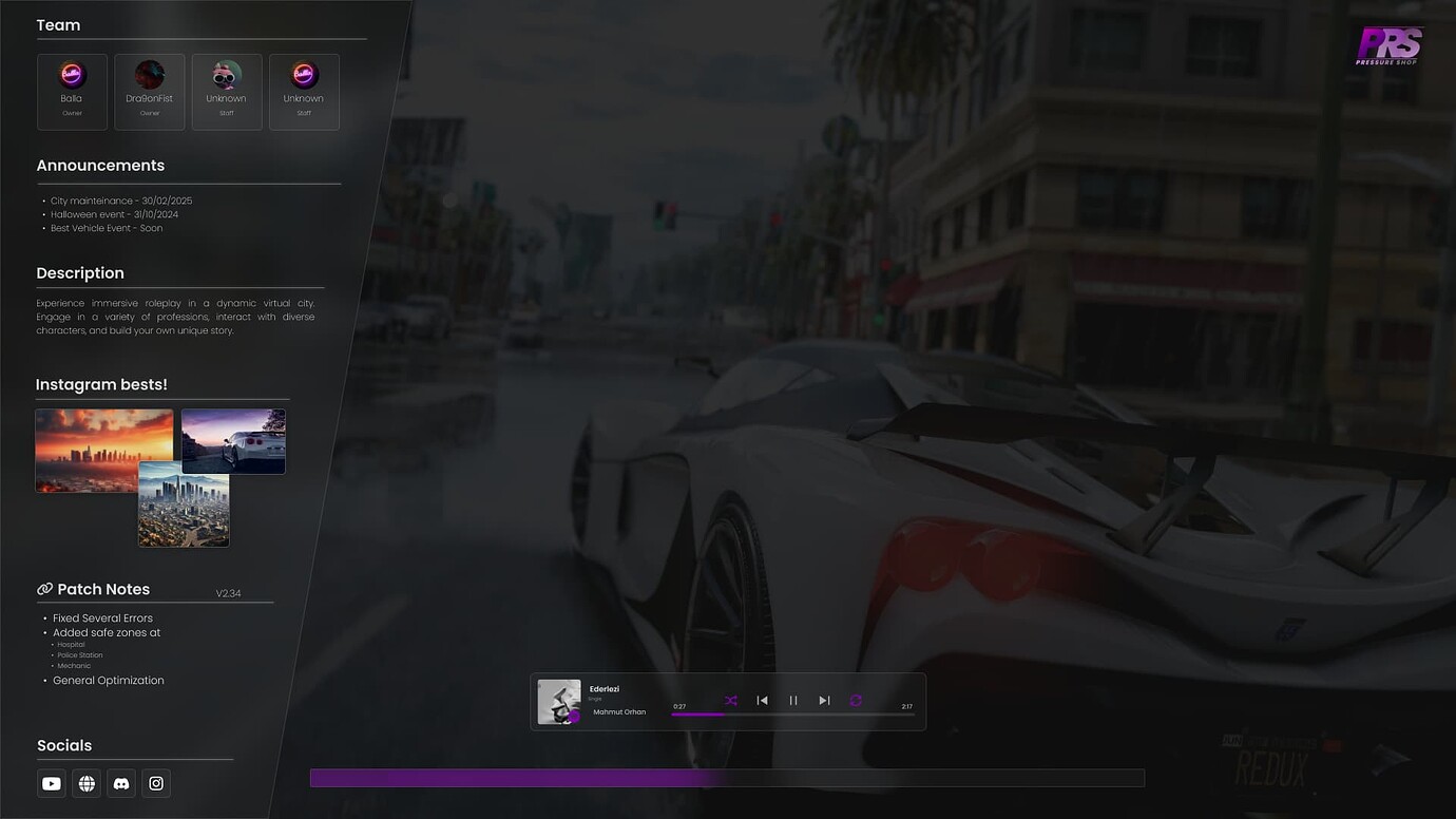 [PAID] [Standalone] Prs-Loadingscreen V2 | Responsive - FiveM Releases ...