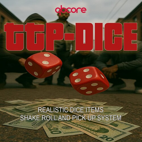 TTP-Dice | Dice System – Physical Dice with Realism - FiveM Releases - Cfx.re Community