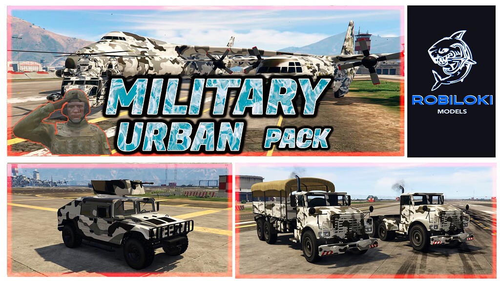 | [PAID] Military Urban Camouflage Pack [Liveries + Add-on Cars ...