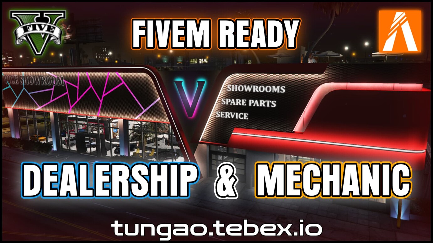 [Release] [MAP] Car Dealership & Mechanic MLO - FiveM Releases - Cfx.re Community