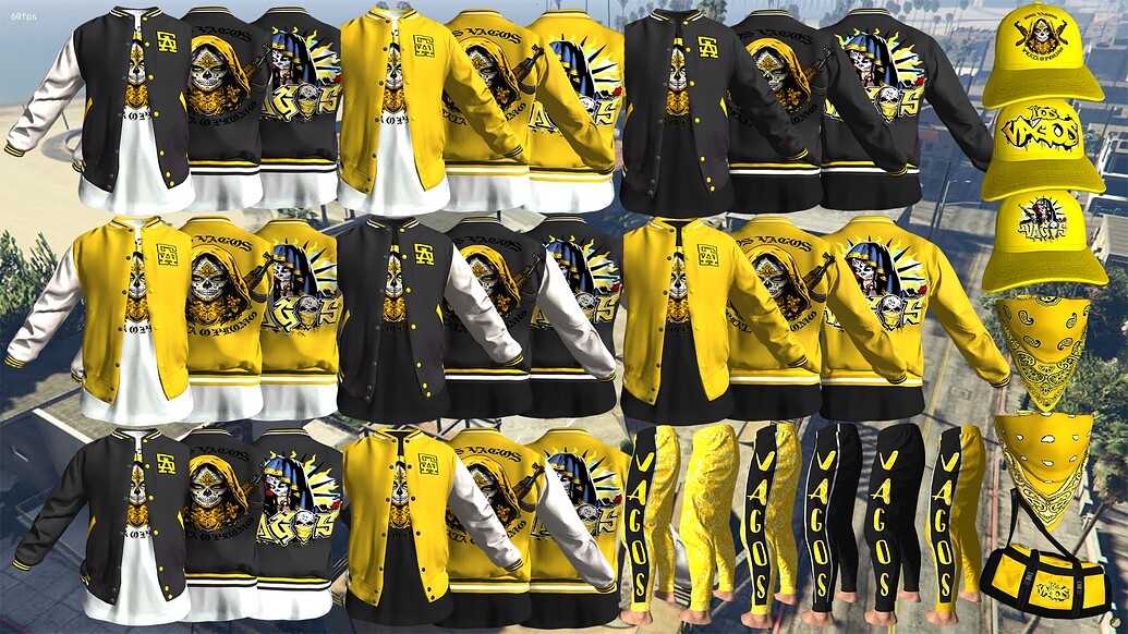 Vagos Jacket Bundle for Male and Female [Lore Friendly] - FiveM ...