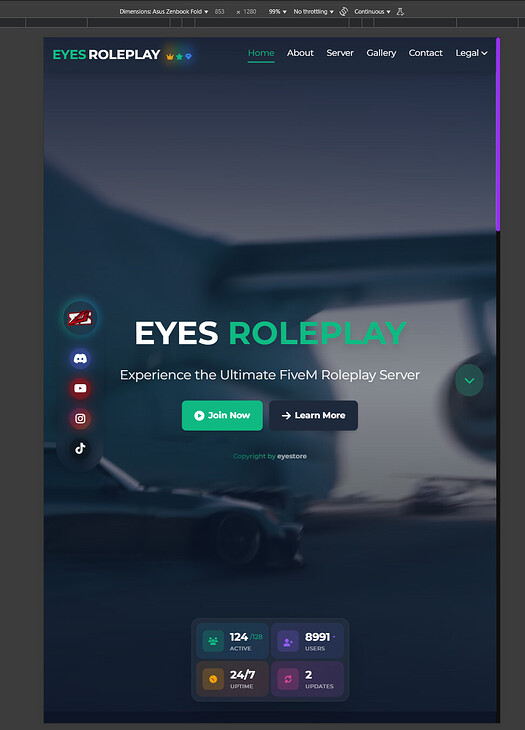 [RELEASE] Professional FiveM Server Website Template - FiveM Releases ...