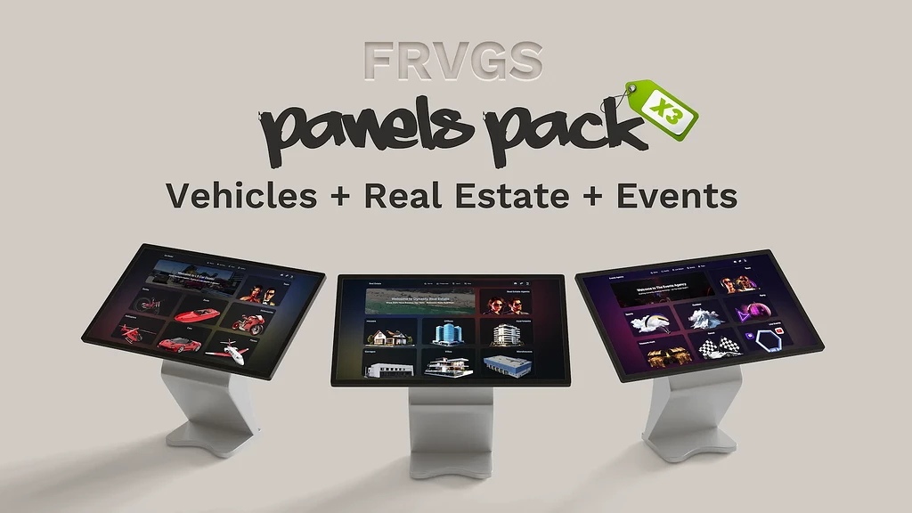 [FRVGS] RP Panels - Pack (x3) - FiveM Releases - Cfx.re Community