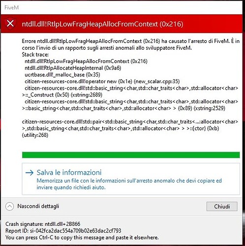 Fivem crash - FiveM Client Support - Cfx.re Community