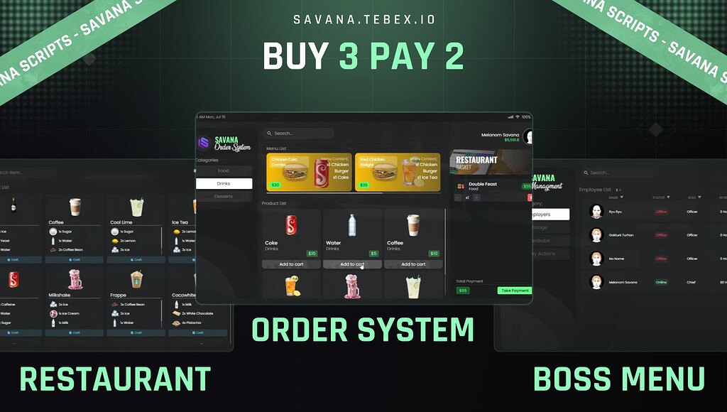 [SAVANA] Business Package [QB/ESX/QBOX] - FiveM Releases - Cfx.re Community