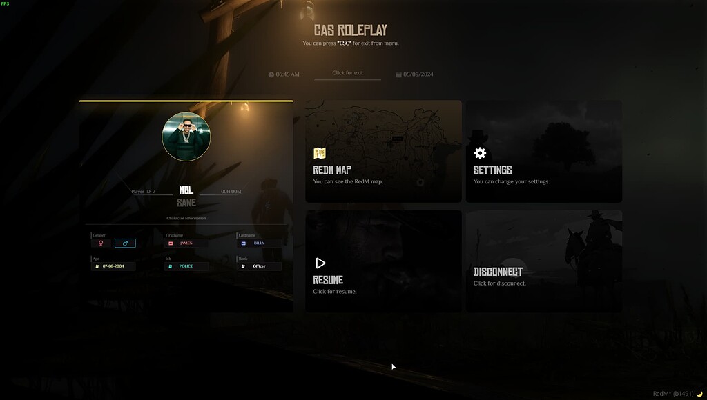 Code After S*x | Pause Menu | All Framework (Updated) - RedM Releases - Cfx.re Community