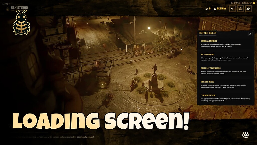 RedM Loading Screen | BLN Studio - RedM Releases - Cfx.re Community