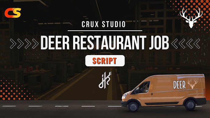 [QB ,QBOX] DEER RESTAURANT JOB SCRIPT - FiveM Releases - Cfx.re Community