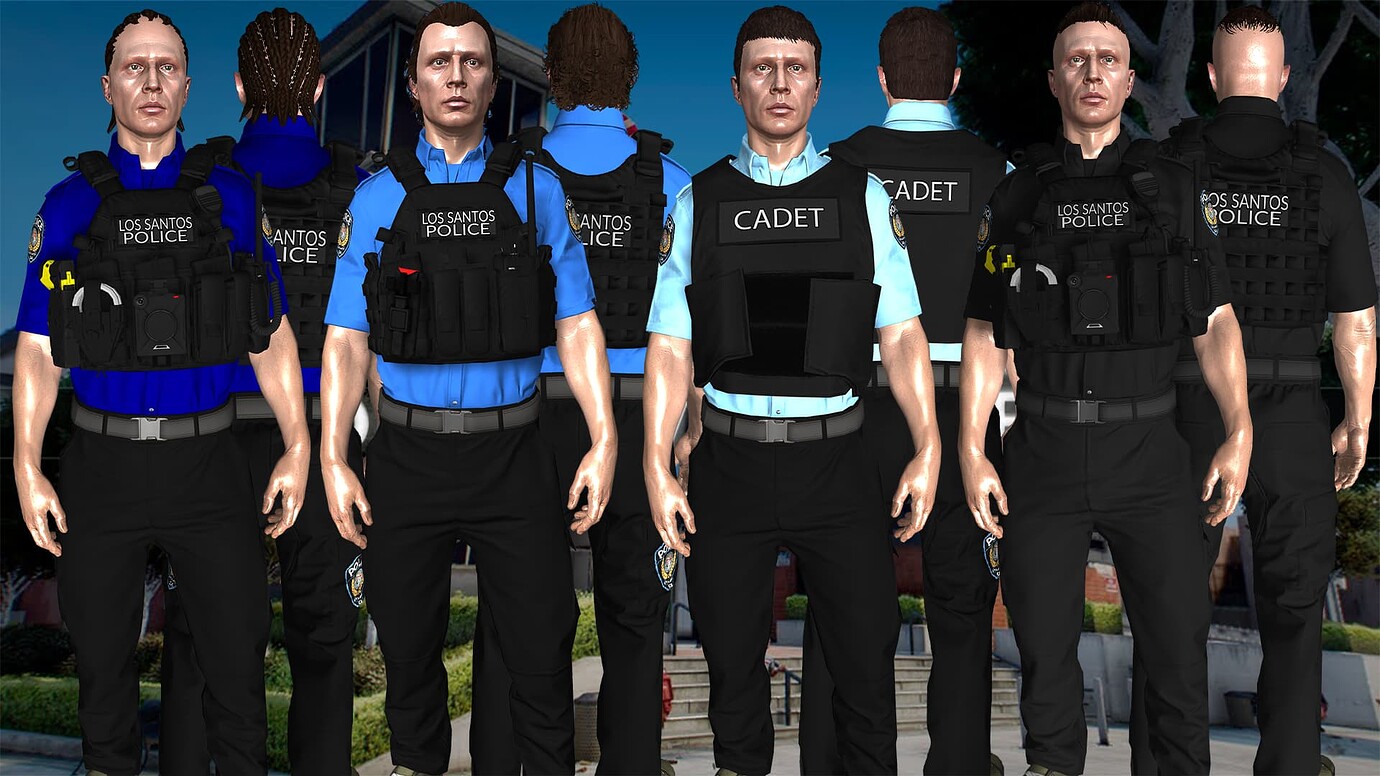 LSPD Shirts v3 for Male and Female [Lore Friendly] [On Sale] - FiveM ...