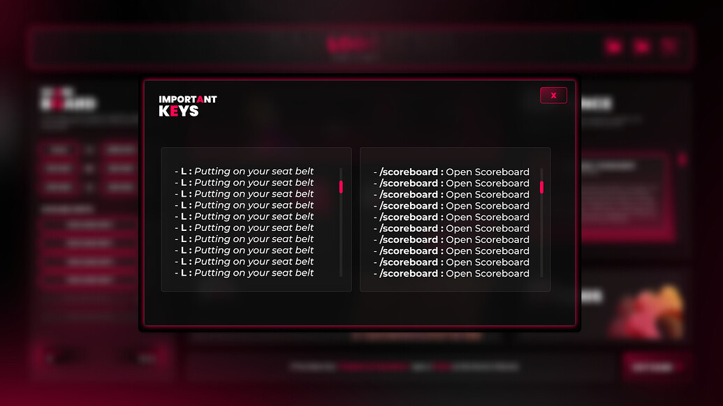 [PAID][ESX/QB] Neon Pause Menu with Scoreboard + Announcements + Commands and Keys... - FiveM ...
