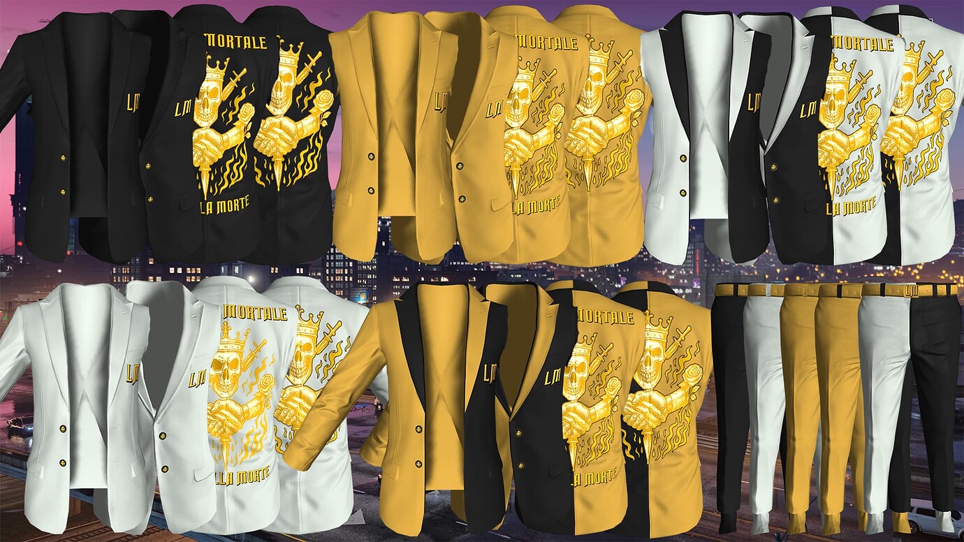 Legame Mortale Suits For Male and Female - FiveM Releases - Cfx.re ...