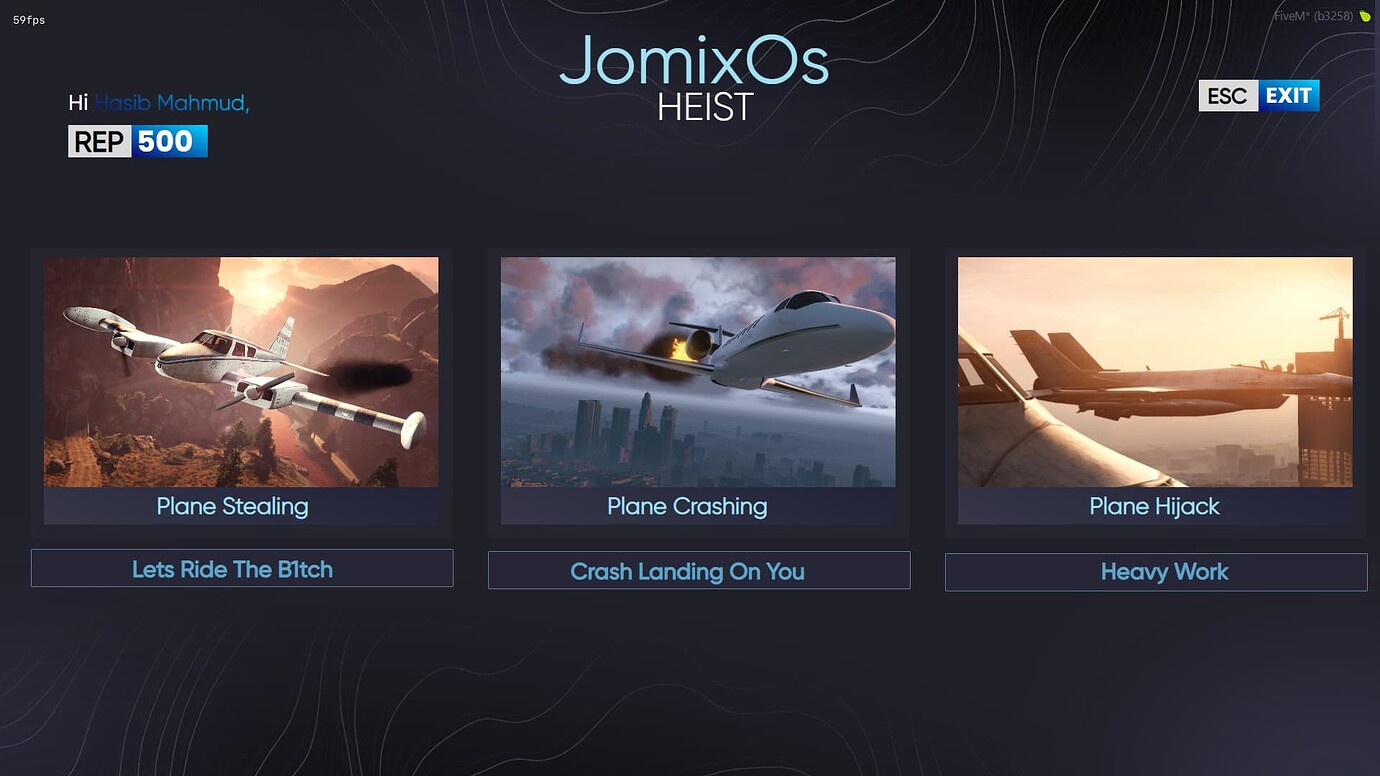 [ESX/QB/QBOX] Plane Heist Bundle | Multiplayer, Modern Ui, Minigames | 3+ - FiveM Releases - Cfx ...