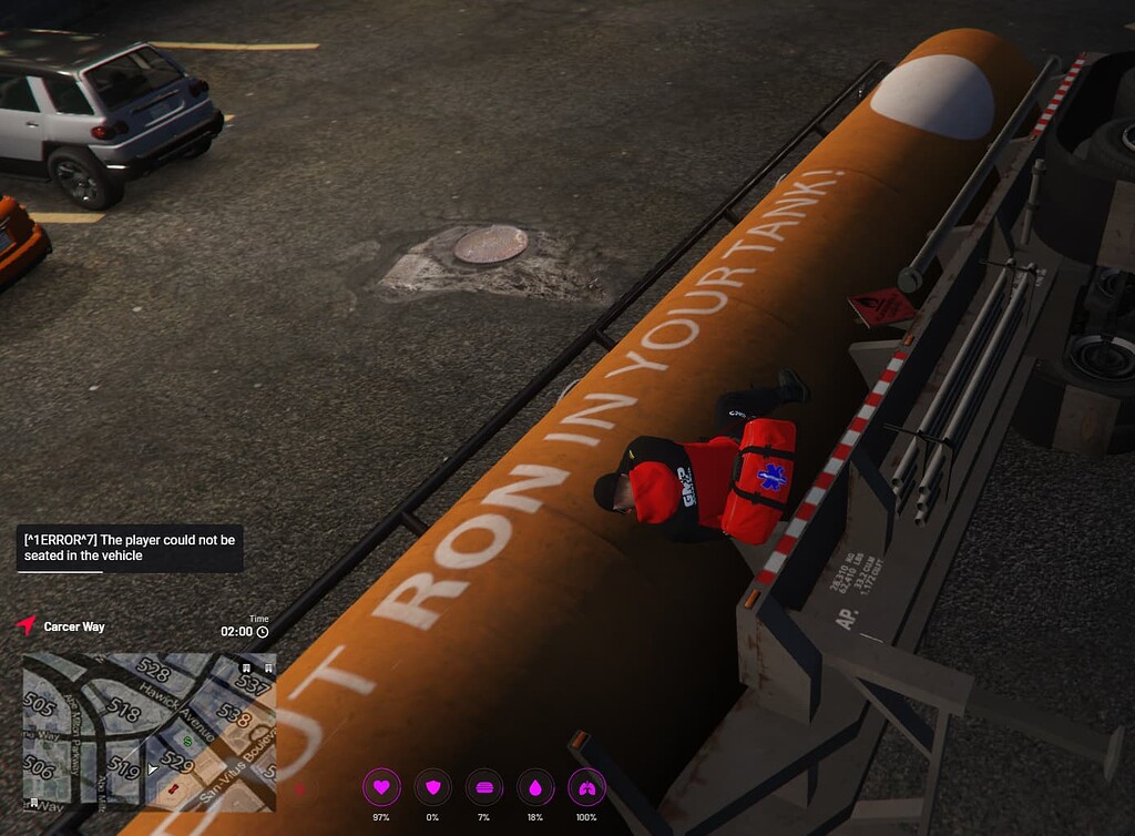 Fivem when spawning add-ons car i got tanker - Resource Support - Cfx ...