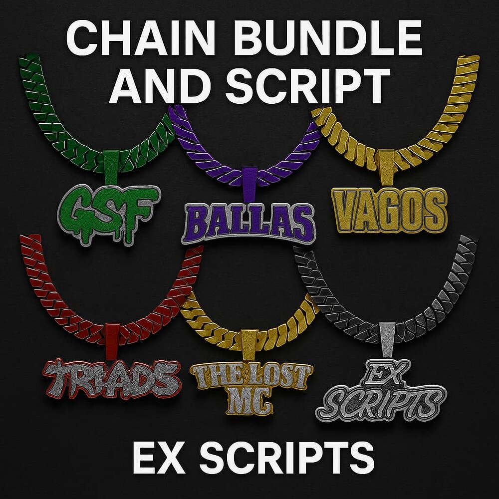 [QBCORE/QBOX/ESX] - EX-Chains Script with Effects (Fully Synced ...