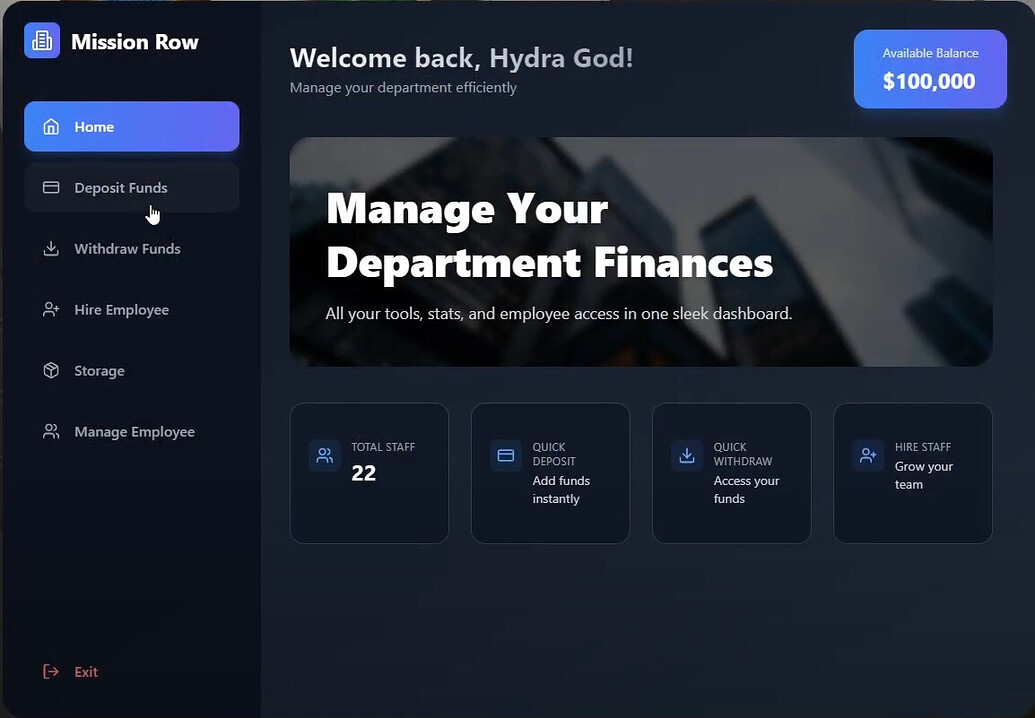 [Qbox/ESX/QBCore] Hydex-Bossmenu V2 - Premium Boss Menu System for ...