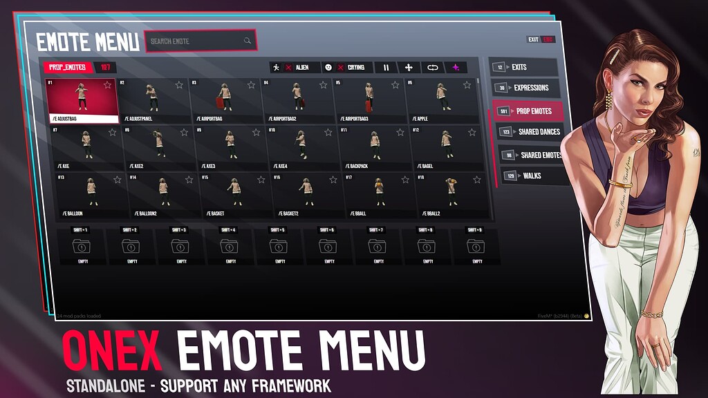 Standalone Emote Menu With Previews - FiveM Releases - Cfx.re Community
