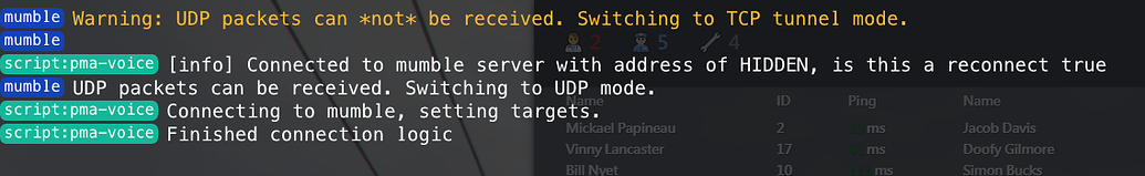 Voice not working on my QBCore Server - QBCore - Cfx.re Community
