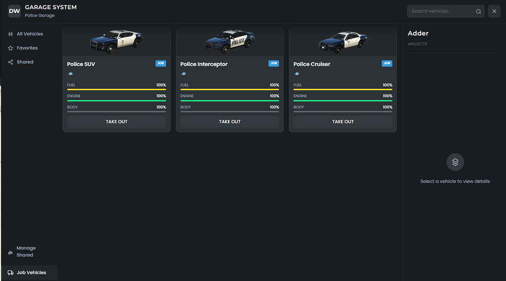 [QBCore] - Advanced Garage System - FiveM Releases - Cfx.re Community