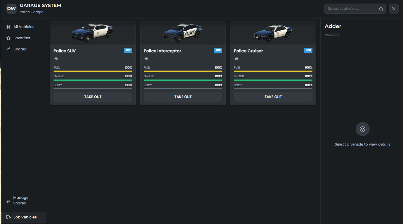 [QBCore] - Advanced Garage System - FiveM Releases - Cfx.re Community
