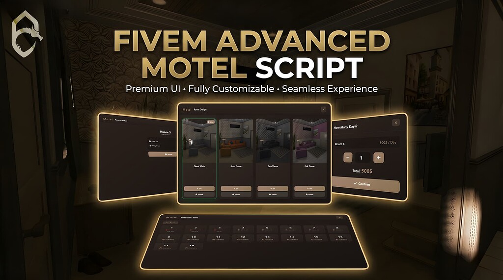 Hane Motel Script | Pinkcage Motel Management System - FiveM Releases ...