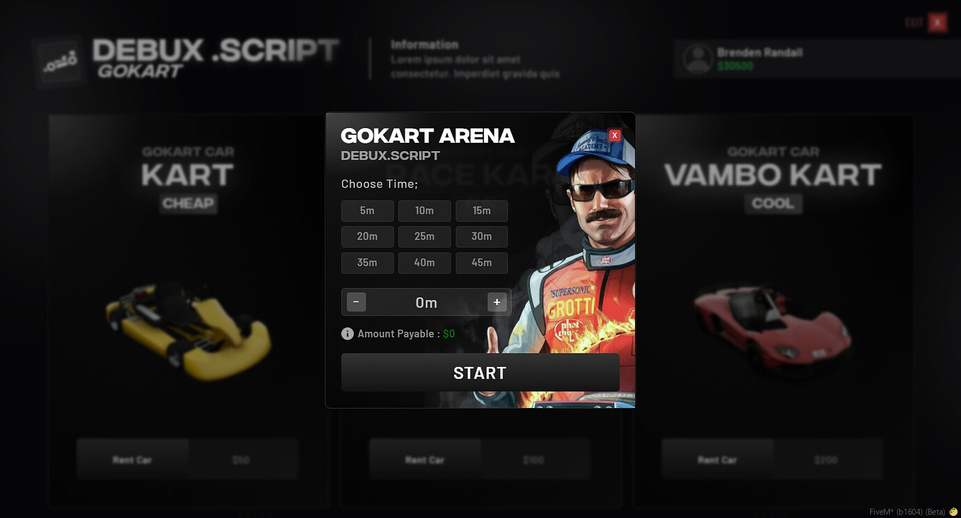 [7.5EUR][ESX/QB] GOKART SYSTEM (Karting Script) - FiveM Releases - Cfx ...