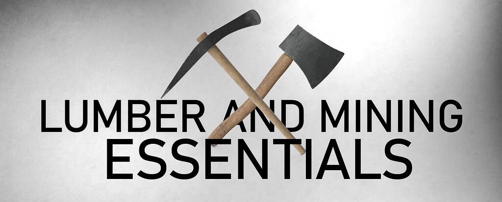 Lumber and Mining Essentials - RedM Releases - Cfx.re Community