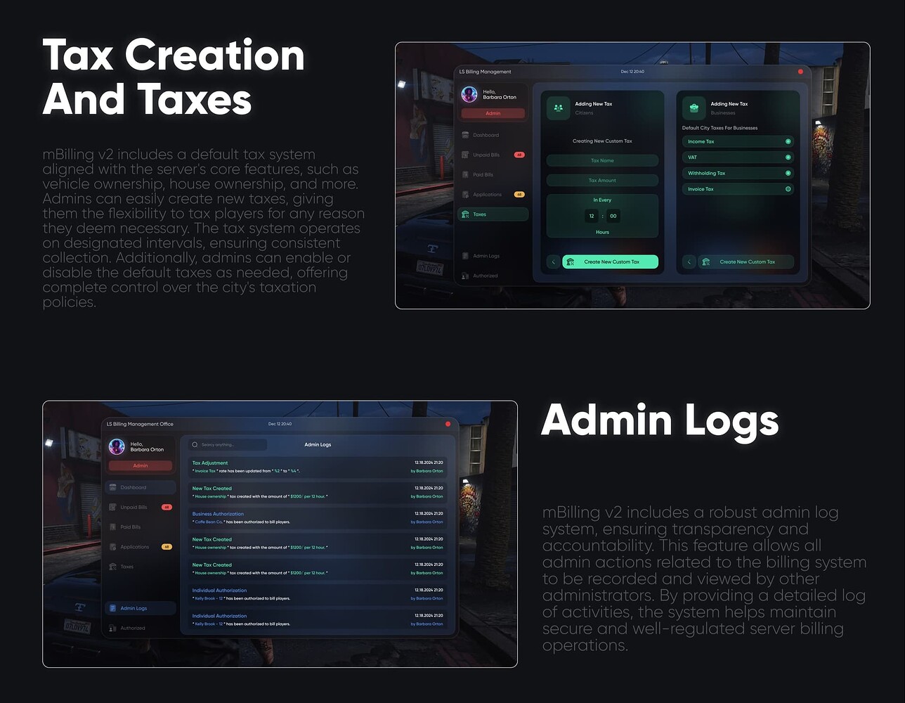 CodeM mBilling v2 - Advanced Billing Script (ESX-QB) - FiveM Releases ...