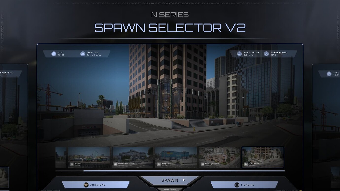 Modern Spawn Selector | n-spawn-selector-v2 - FiveM Releases - Cfx.re Community