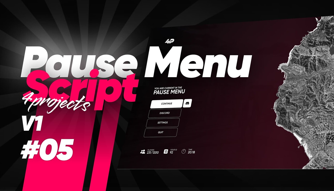 Pause-Menu | Fully Customizable Pause-Menu! - FiveM Releases - Cfx.re ...