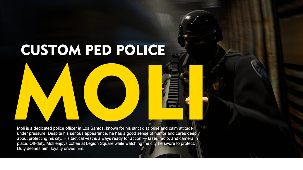 [PED] Moli Short 95% [Police]- Add On Custom Ped FiveM - FiveM Releases ...