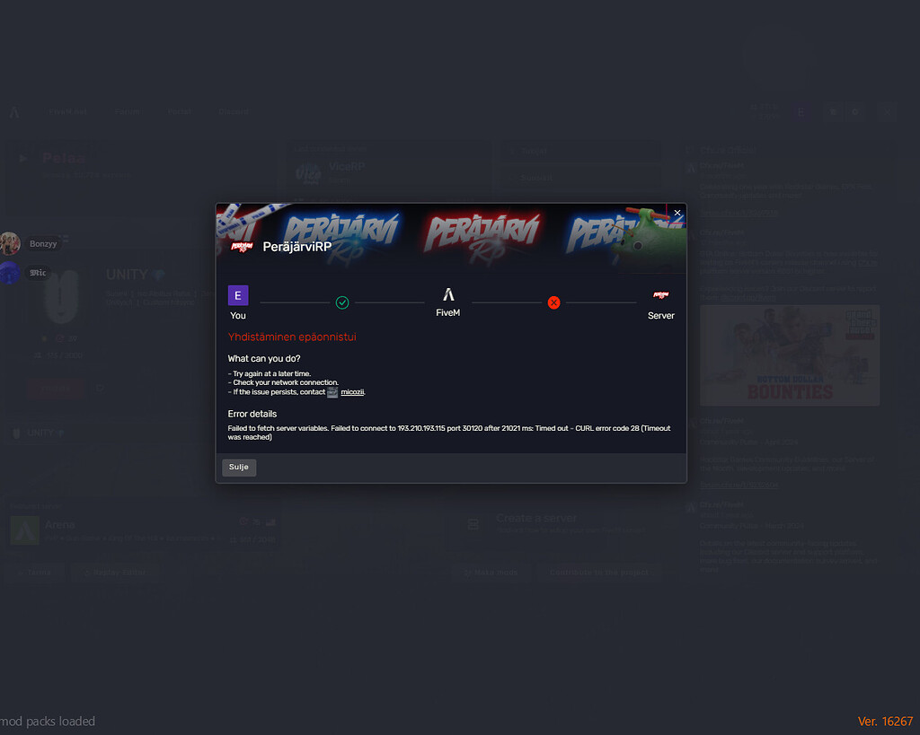 Can you guys help me, this happens when im trying to join my friends ...