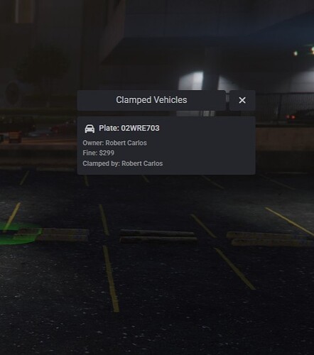 [Paid] [ESX/QBCore/QBox] Wheel Clamper Script | Lock Any Vehicle ...