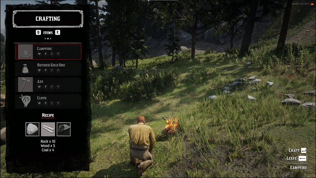 Park RP Crafting Menu VORP - RedM Releases - Cfx.re Community