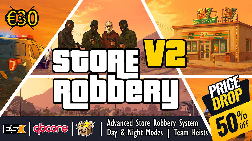 🛒 Store Robbery V2 — Store Robbery Is Never Small Anymore - FiveM ...