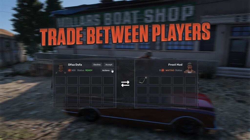 Trade Between Players - FiveM Releases - Cfx.re Community